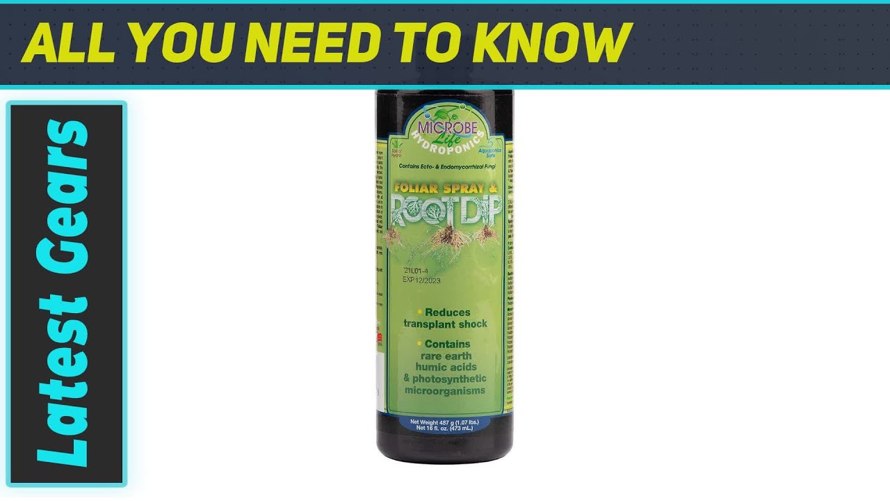 Microbe Life Hydroponics PH21348 Premium Foliar Spray & Root Dip – The ...