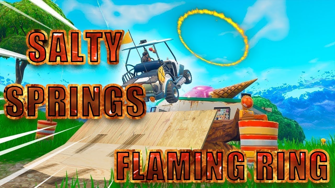 IN A VEHICLE, JUMP THROUGH THE FLAMING RING AT SALTY SPRINGS CHALLENGE ...