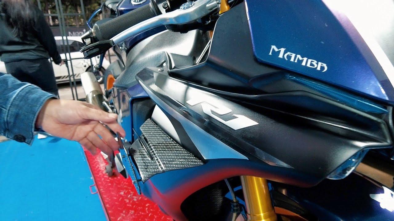 ALERONES para MAMBA mi R1 - (Full Accesorios Carbono) - YouTube