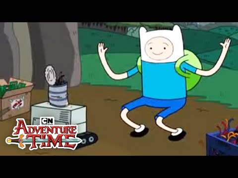 Pie Throwing Robot | Adventure Time | Cartoon Network - YouTube