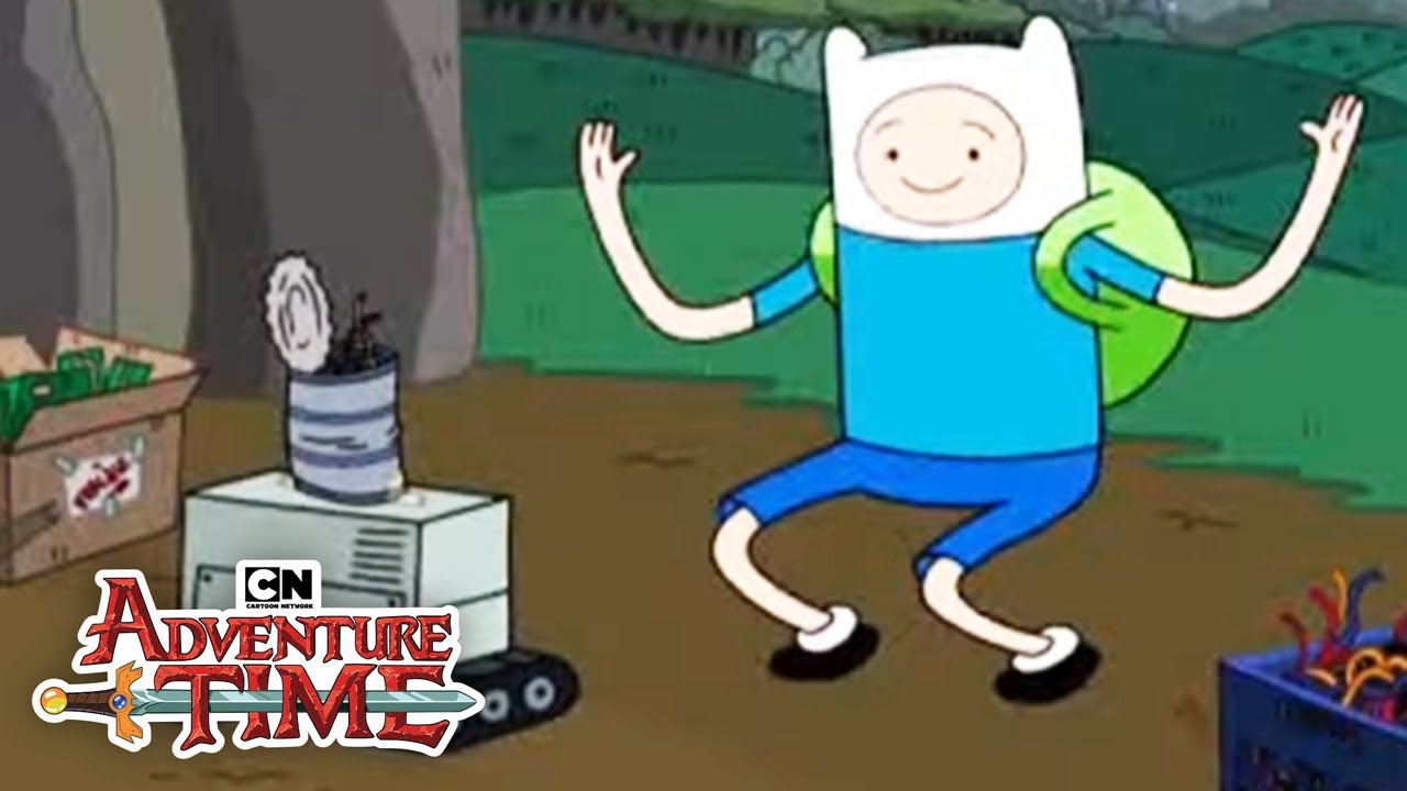 Pie Throwing Robot | Adventure Time | Cartoon Network - YouTube
