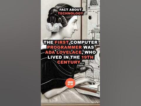 Curious fact of the first computer programmer #computer #programming # ...