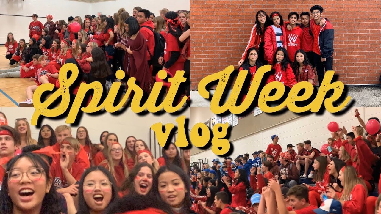 SPIRIT WEEK VLOG 2019 | HIGH SCHOOL - YouTube