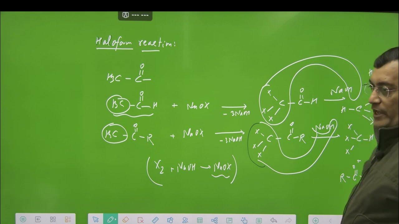 CHEMISTRY ORGANIC# ALDEHYDE AND KETONE- Haloform reaction - YouTube