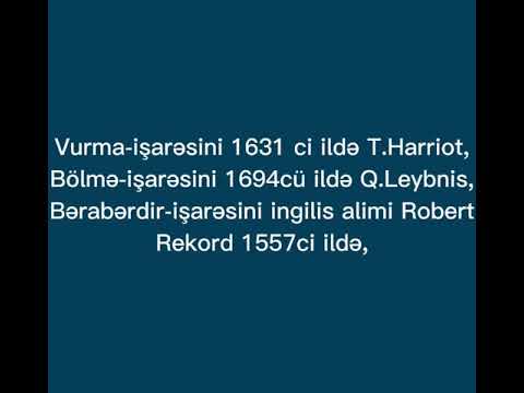 Riyazi işarələr necə,nə zaman yaranmişdir?Cavablari bu videoda.#maraqlivideolar #soonvideo