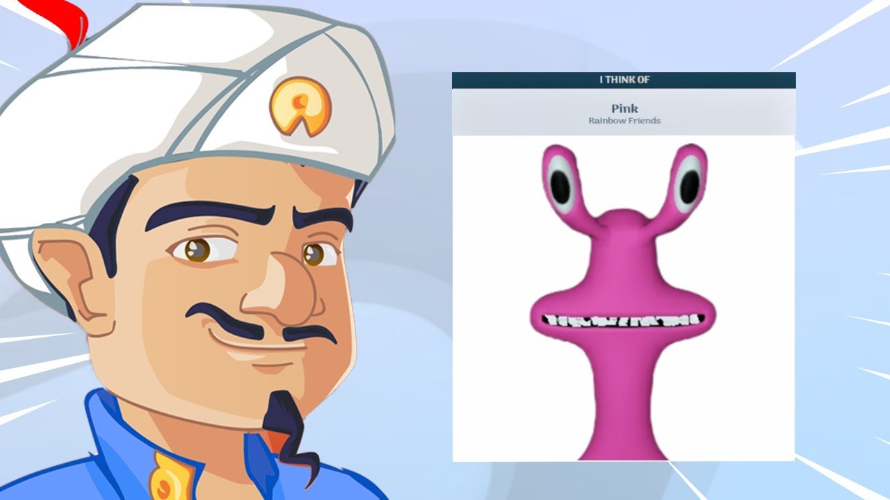 AKINATOR GUESSES RAINBOW FRAUDS - YouTube