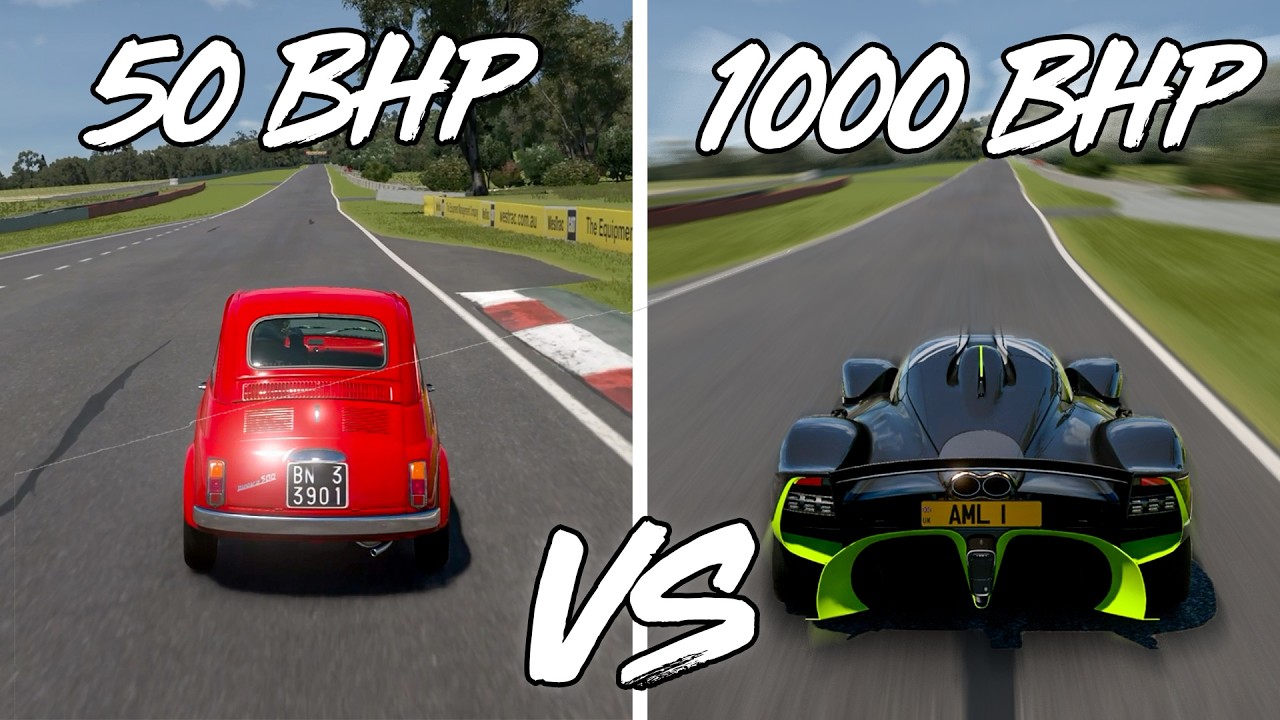 Driving Every Car From 50 to 1000 BHP in GT7 - YouTube
