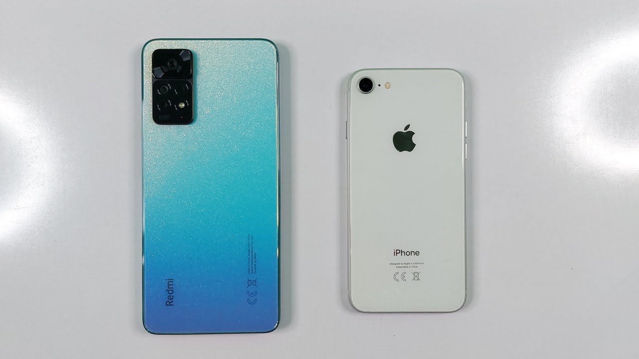 Redmi Note 11 Pro Vs iPhone 8 Speed Test - YouTube