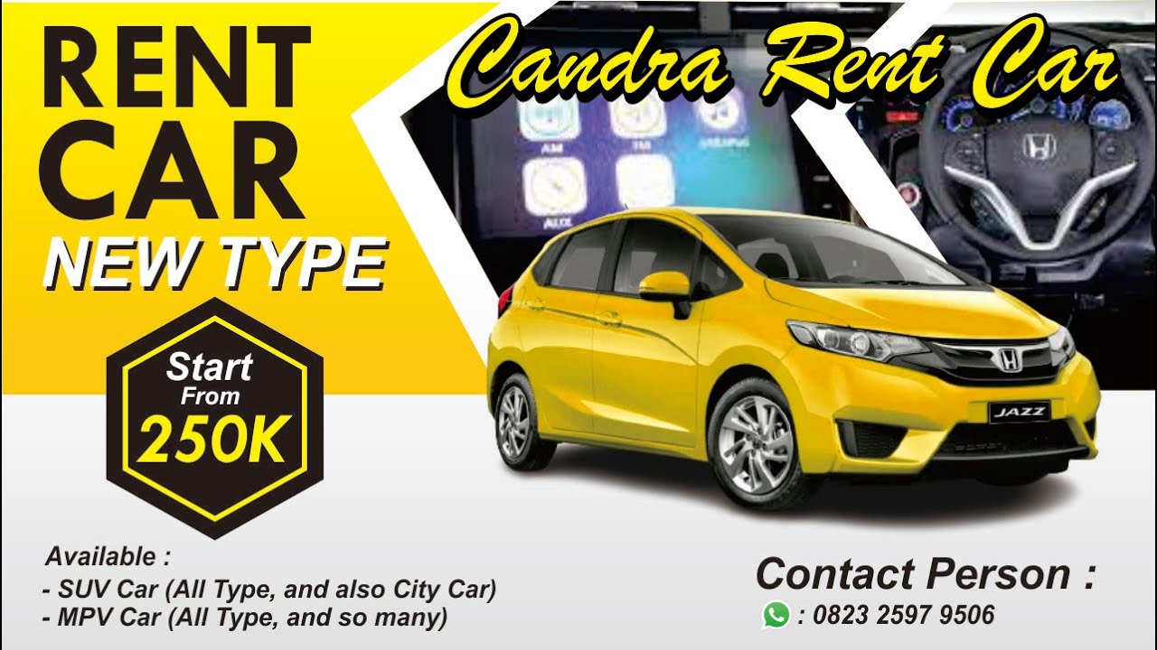 Tutorial Desain Brosur Rental Mobil dengan Coreldraw - YouTube