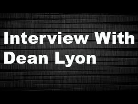 Interview with Dean Lyon - YouTube