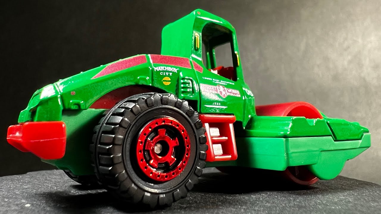 MATCHBOX ROAD ROLLER マッチボックス ロードローラー ミニカー ハイテンポ写真集 - YouTube