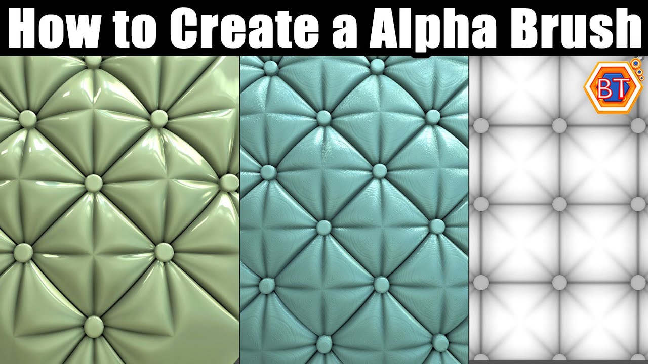 Blender Tutorial - How to Create a Alpha Brush | Sculpting Brush - YouTube