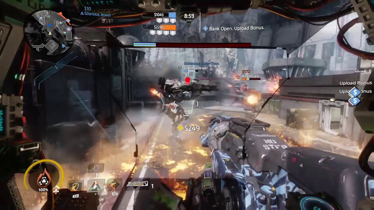Titanfall 2 Flame Core Mega Titan Kill - YouTube
