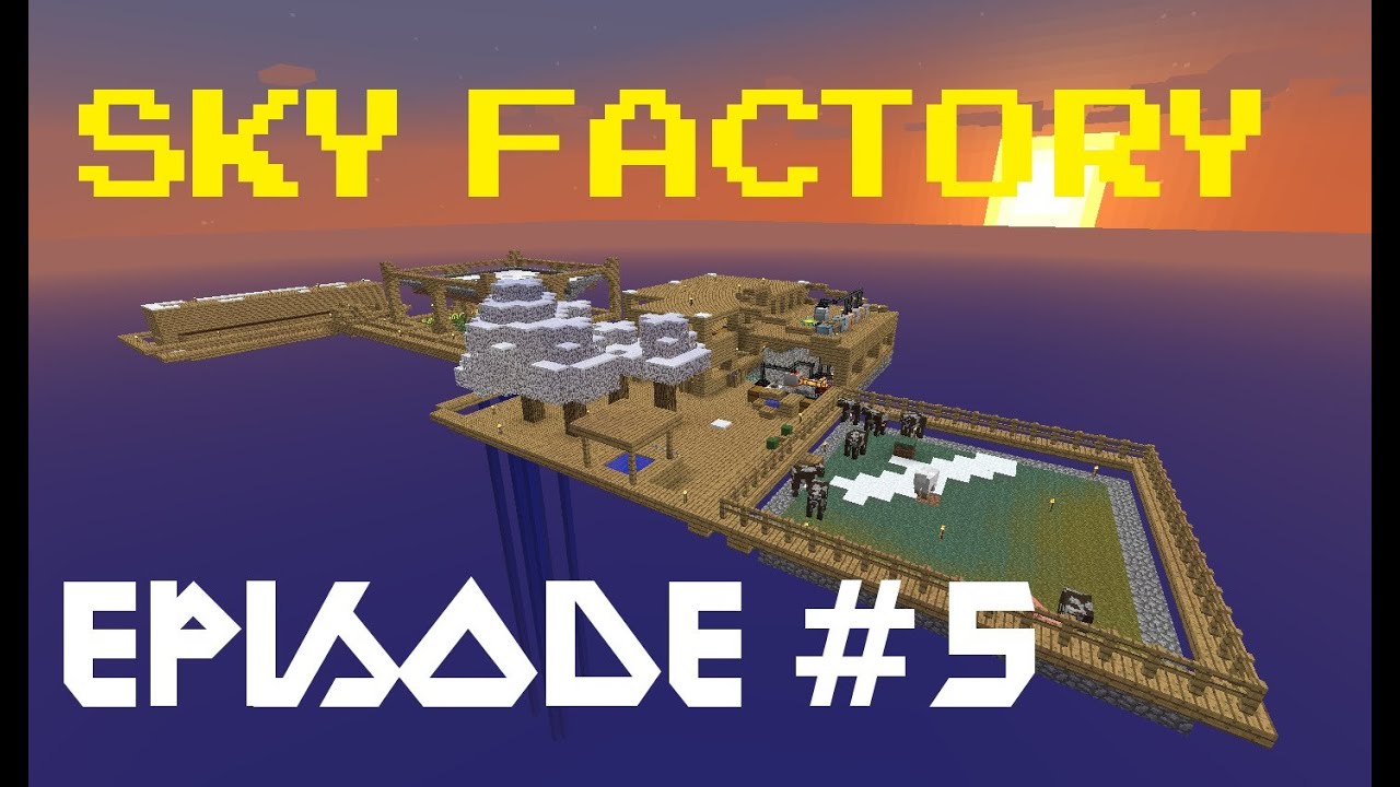 Sky Factory Episode #5: Nether Portal! - YouTube
