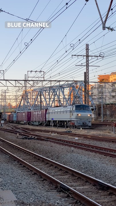 (貨物列車) 2025/01/11 2066レ EF66-131 + コキ26B (+140分) (百済タ〜越谷タ) #Shorts - YouTube