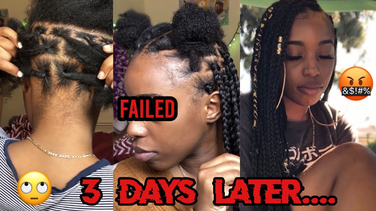 I Did My Own Braids For The First Time And This Is What Happened ...