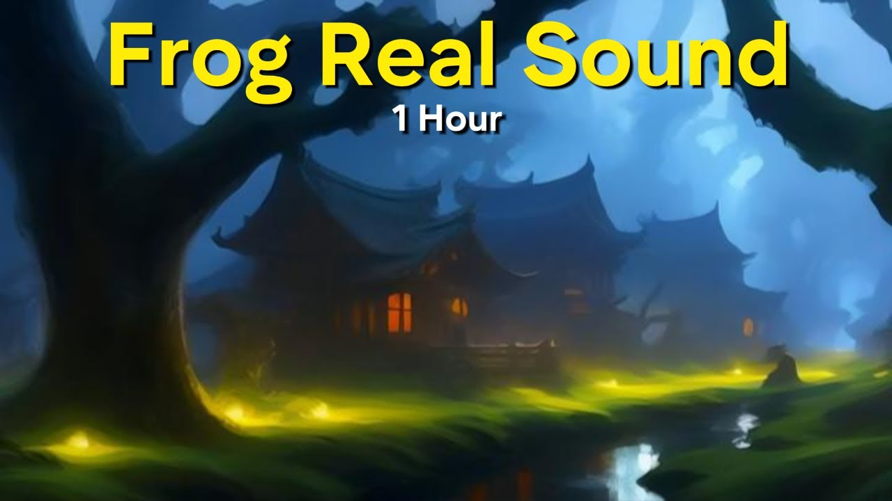 Frog Real Sound 1 Hour - YouTube