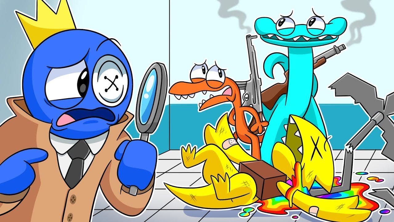 ¿Qué le pasó a YELLOW? Rainbow Friends 2 Animación - YouTube
