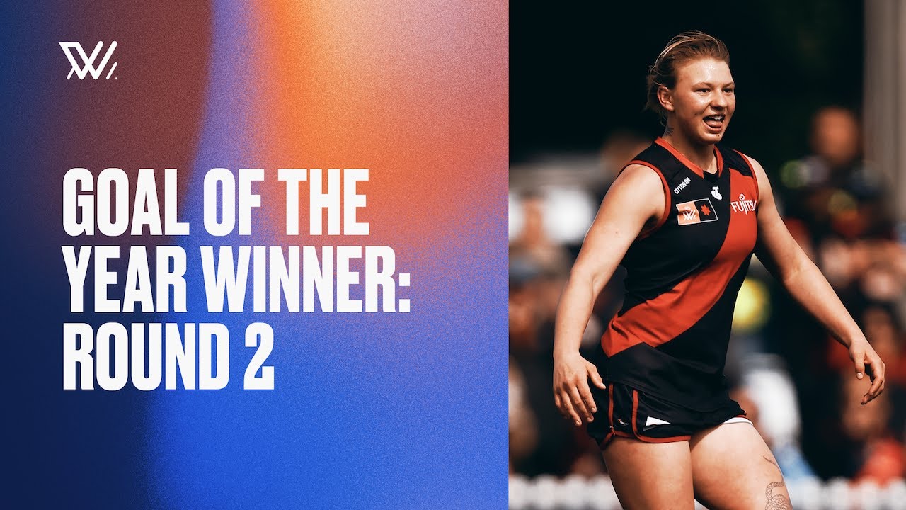 Crypto.com AFLW Goal of the Year: Round 2 winner - YouTube