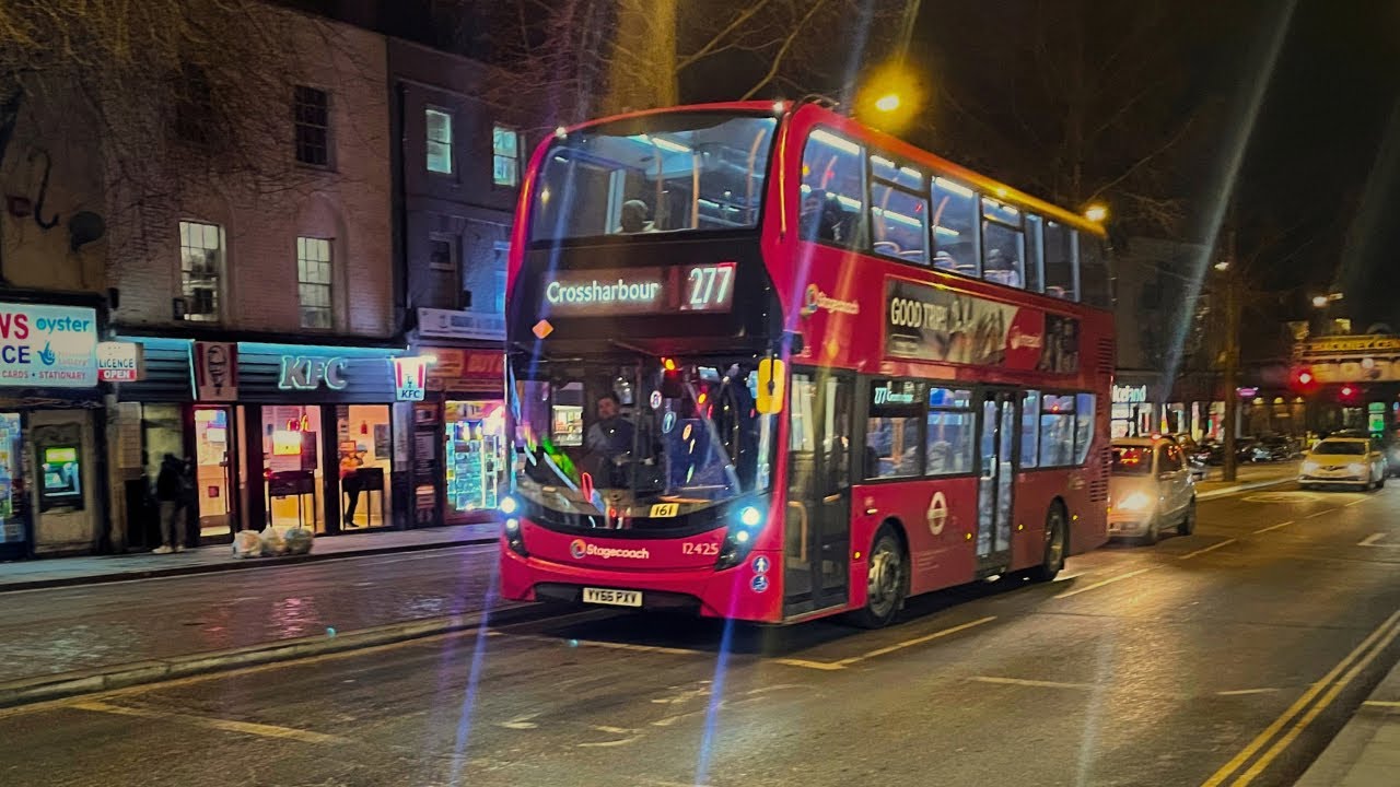 Enchanted Nightscapes: Exploring London Buses in Hackney at Night 19/01 ...