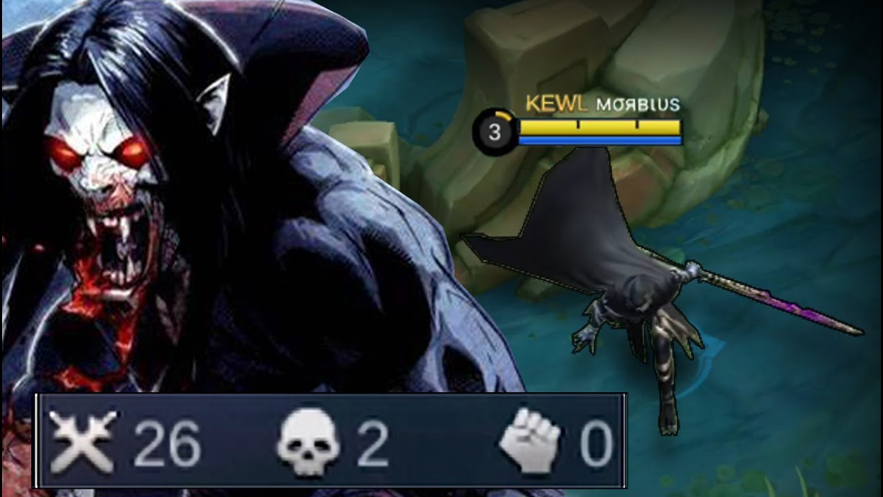 MOSKOV - MORBIUS SKIN! IT'S MORBIN' TIME! EASY 26 KILLS! MLBB - YouTube