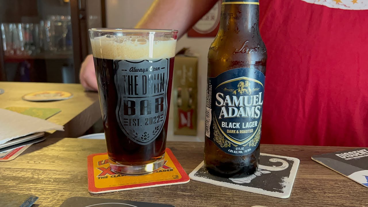 Sam Adams Black Lager - Schwarzbier - Boston Beer Co - 4.9%abv - YouTube