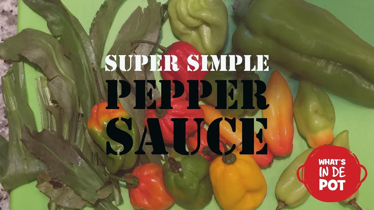 Super Simple Pepper Sauce Recipe - YouTube