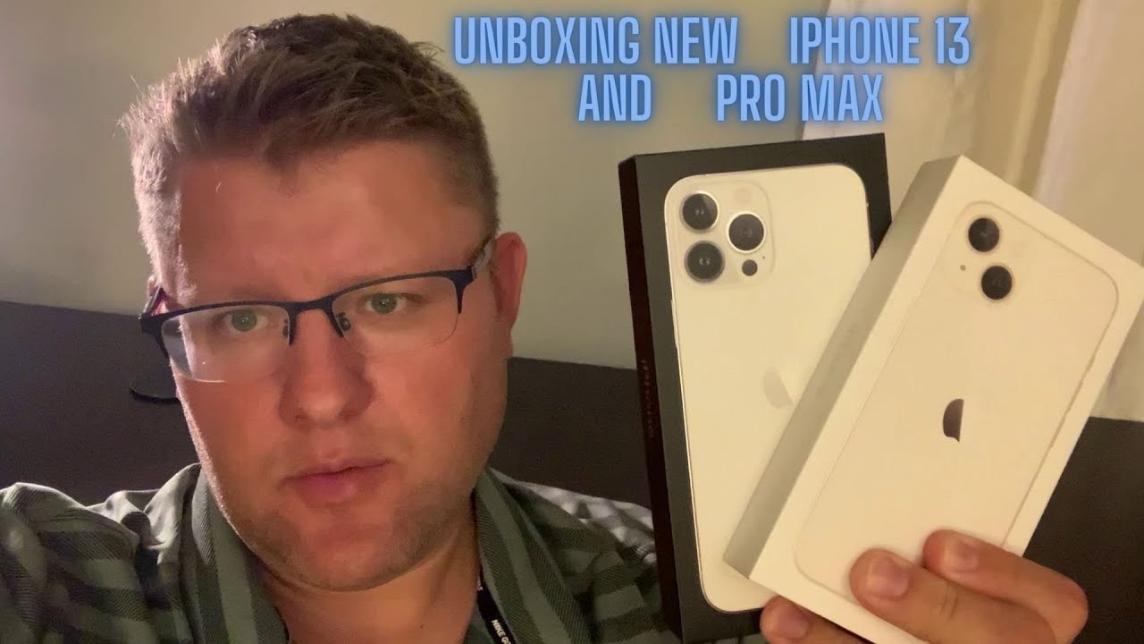 Unboxing iPhone 13 starlight color and iPhone Pro Max silver - YouTube