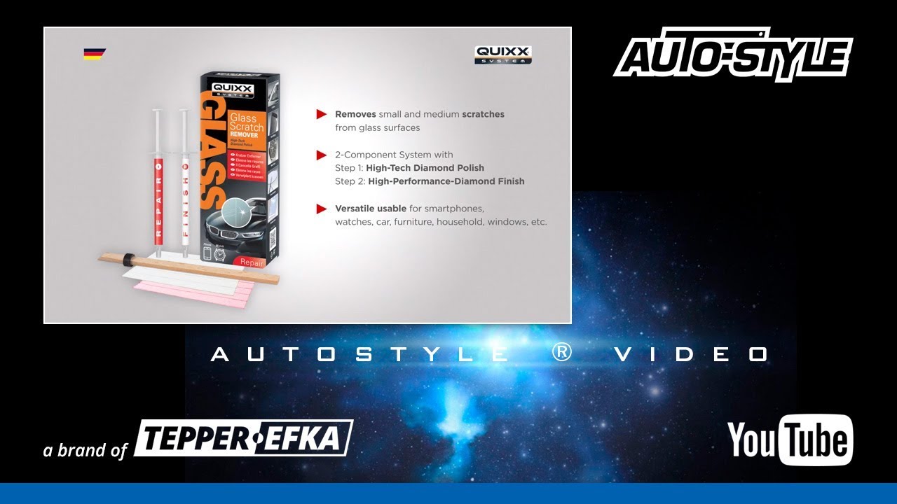 Quixx Glass Scratch Remover - QX 10172 - YouTube