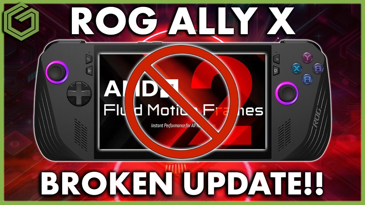 ROG Ally Broken Driver & How to Rollback - YouTube