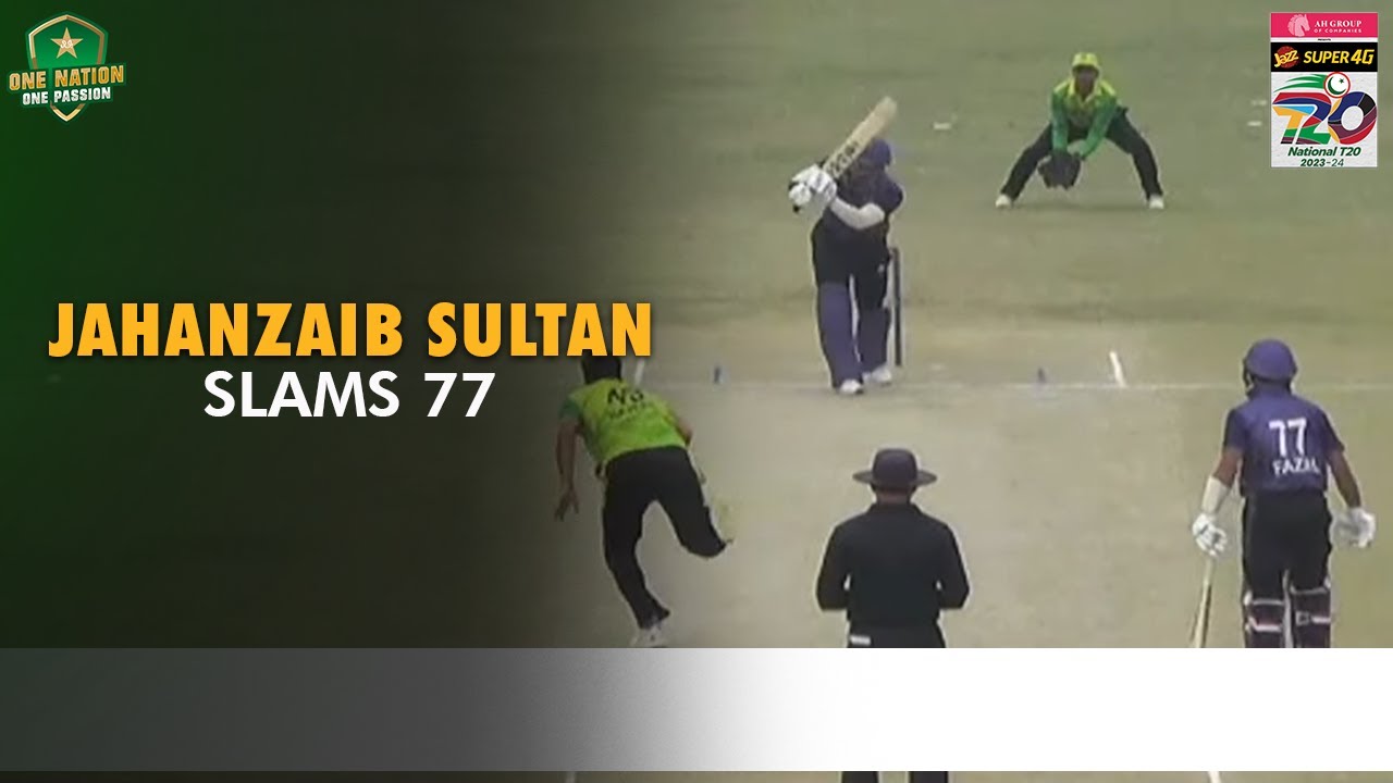 Jahanzaib Sultan slams 77 | Karachi Blues vs Quetta | National T20 Cup ...