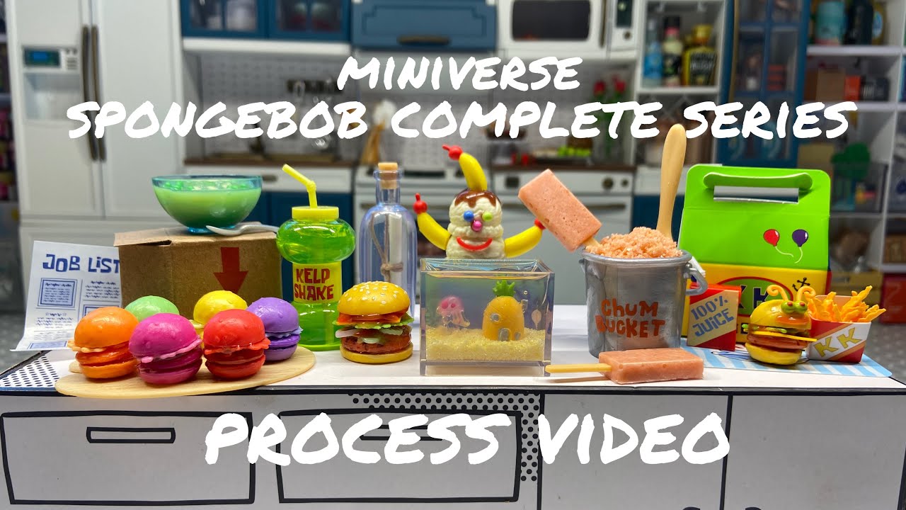 NEW MiniVerse SpongeBob complete series: PROCESS video - YouTube