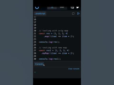 Polyfill for Array map in javascript in 1min #javascript #frontend #frontenddeveloper # ...