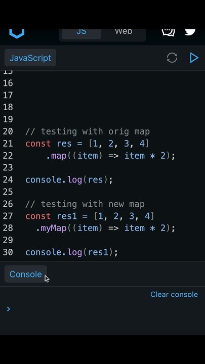 Polyfill For Array Map In Javascript In 1min Javascript Frontend Frontenddeveloper 
