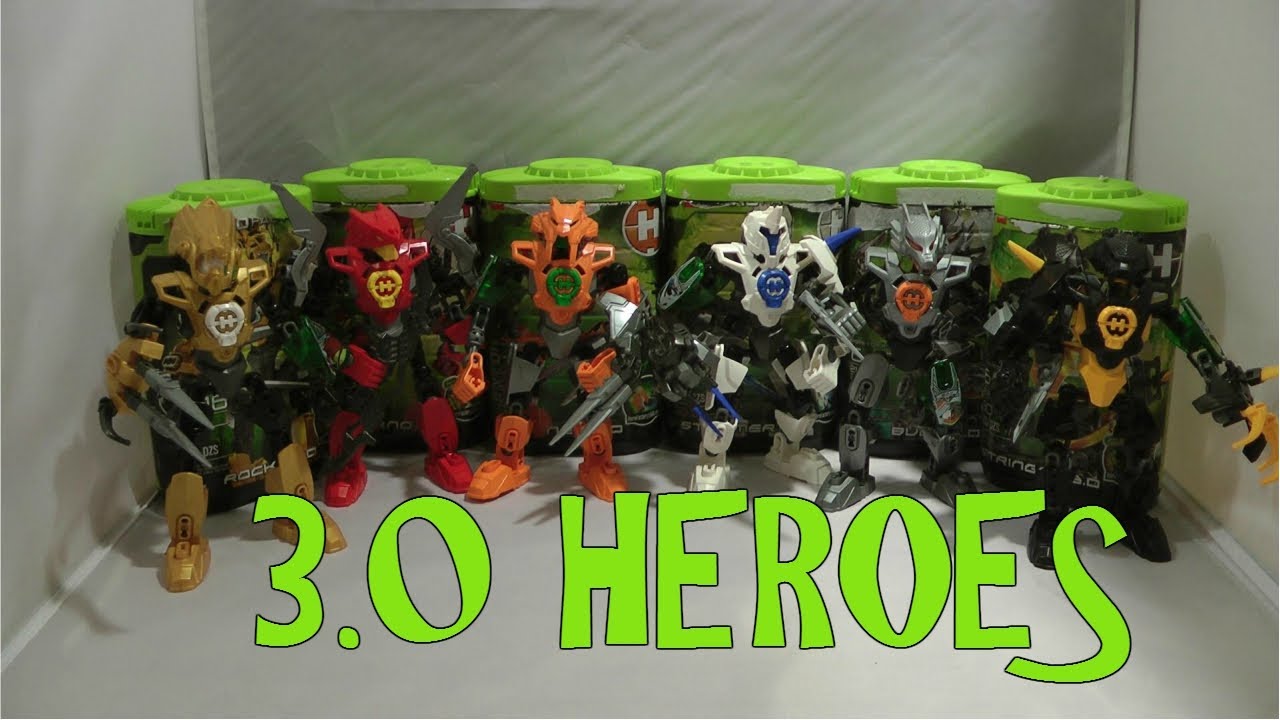 3.0 Heroes - Hero Factory Classic Reviews - YouTube