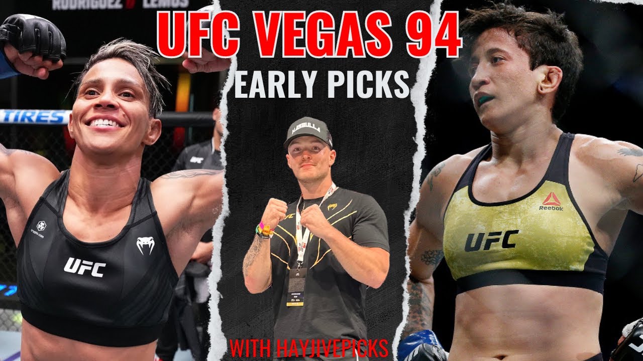 UFC Vegas 94 Lemos vs. Jandiroba Full Card Early Picks - YouTube