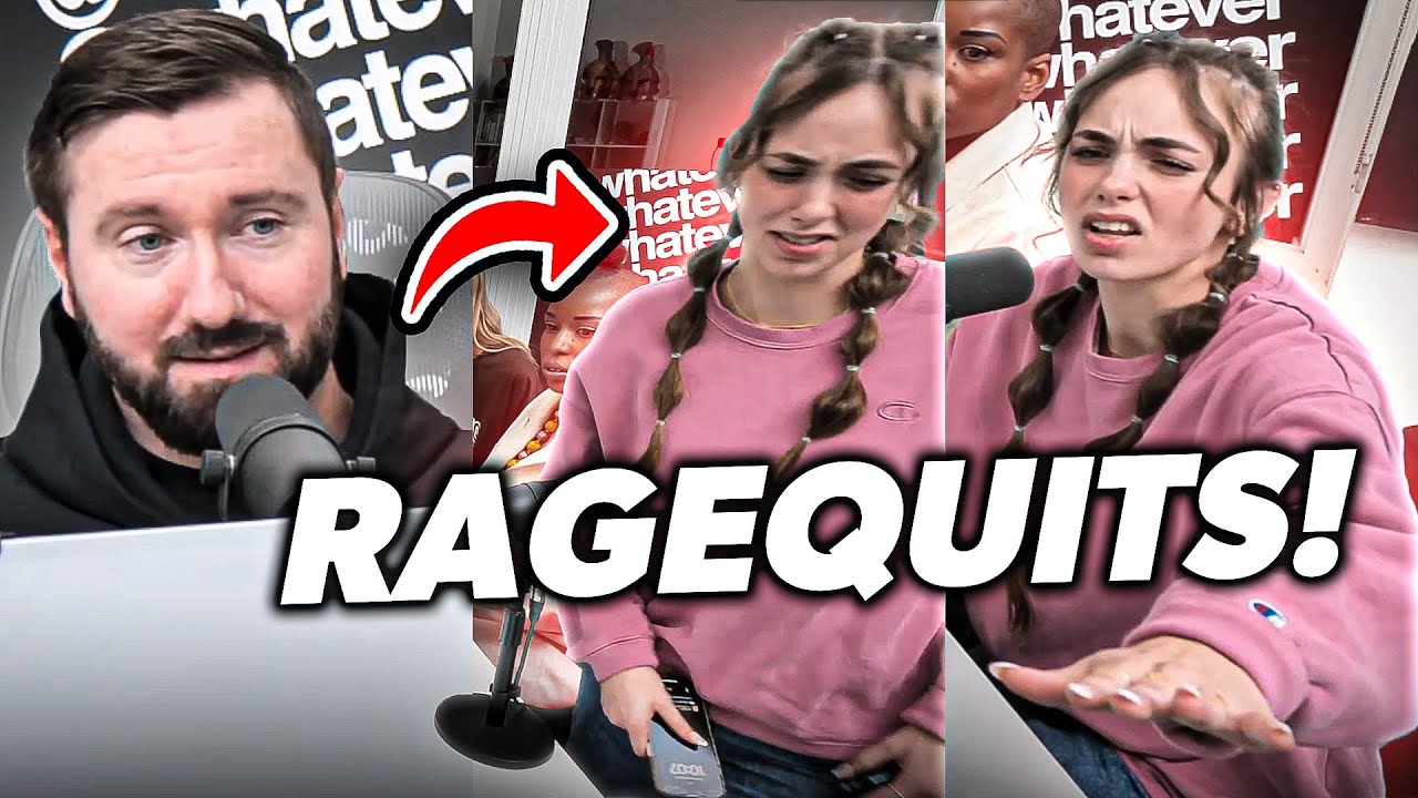 She Gets MAD For NO Reason And RAGEQUITS! - YouTube