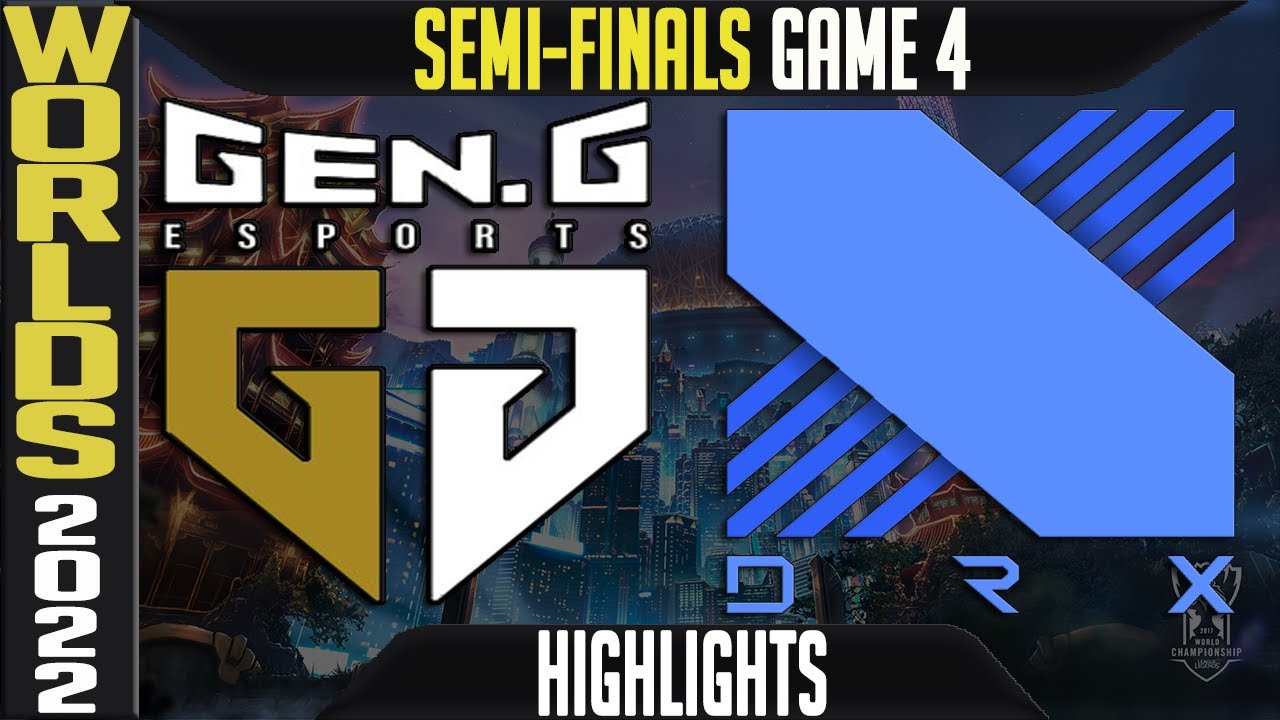 GEN vs DRX Highlights Game 4 | Worlds 2022 Semifinals | Gen.G vs DRX G4 - YouTube