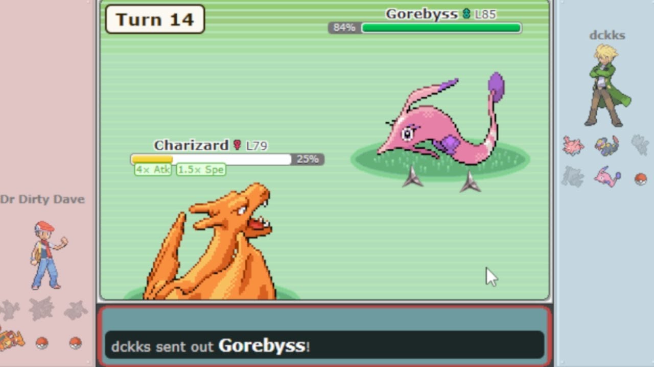 Belly Drum Charizard Goes Crazy in Gen 3 Random Battle - YouTube