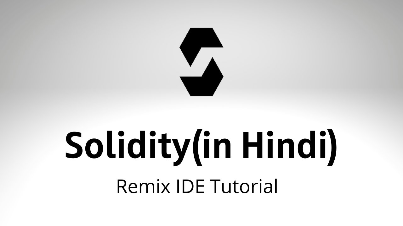 Remix IDE tutorial in Hindi | Solidity -1 | Param_eth - YouTube