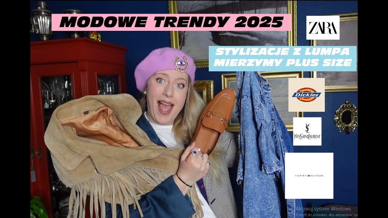 🎥MODOWE TRENDY WIOSNA 2025 | STYLIZACJE PLUS SIZE Z LUMPEKSU | TRENDY Z ...