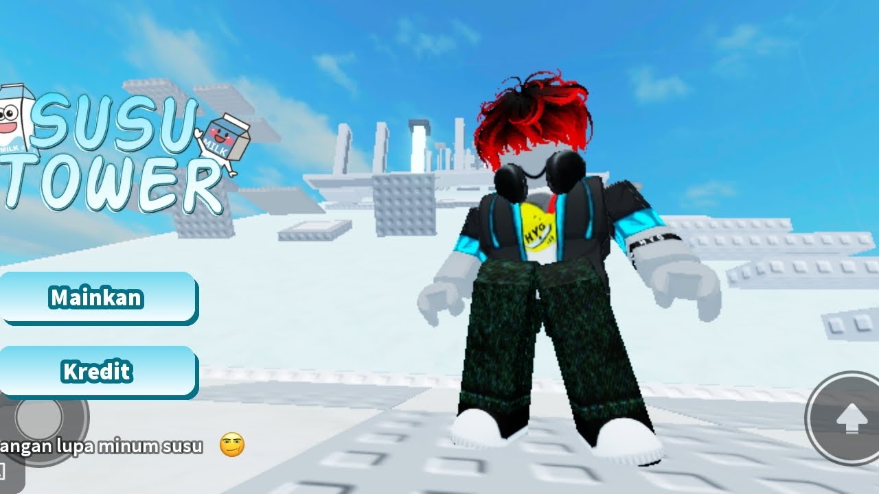 Aku bermain susu tower! #roblox #games #gaming #gamer #attayagabut # ...