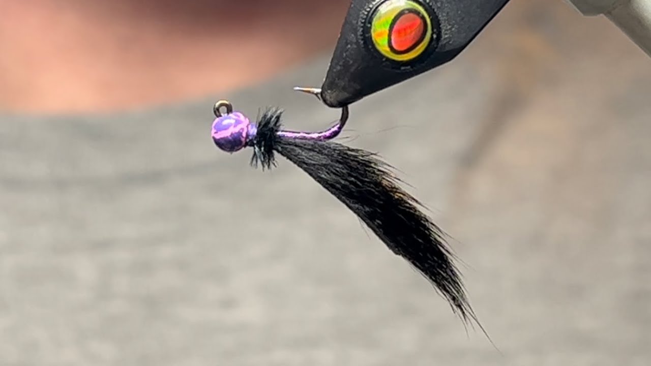 How To Tie “Meyers Mini Jig Leech” Fly Fishing Pattern - YouTube