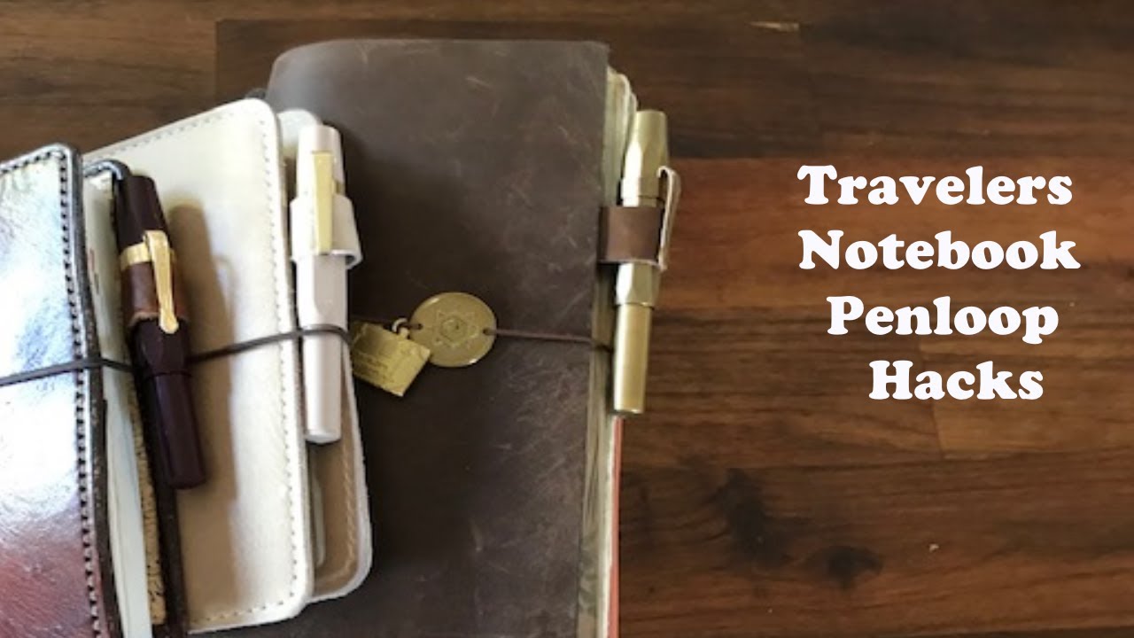 Travelers Notebook Pen Loop Hacks (including Chic Sparrow glue in pen ...