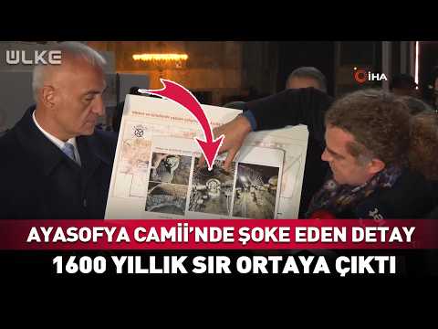 Ayasofya'nın Altından 1600 Yıllık Sır Çıktı! Şoke Eden Gerçek...