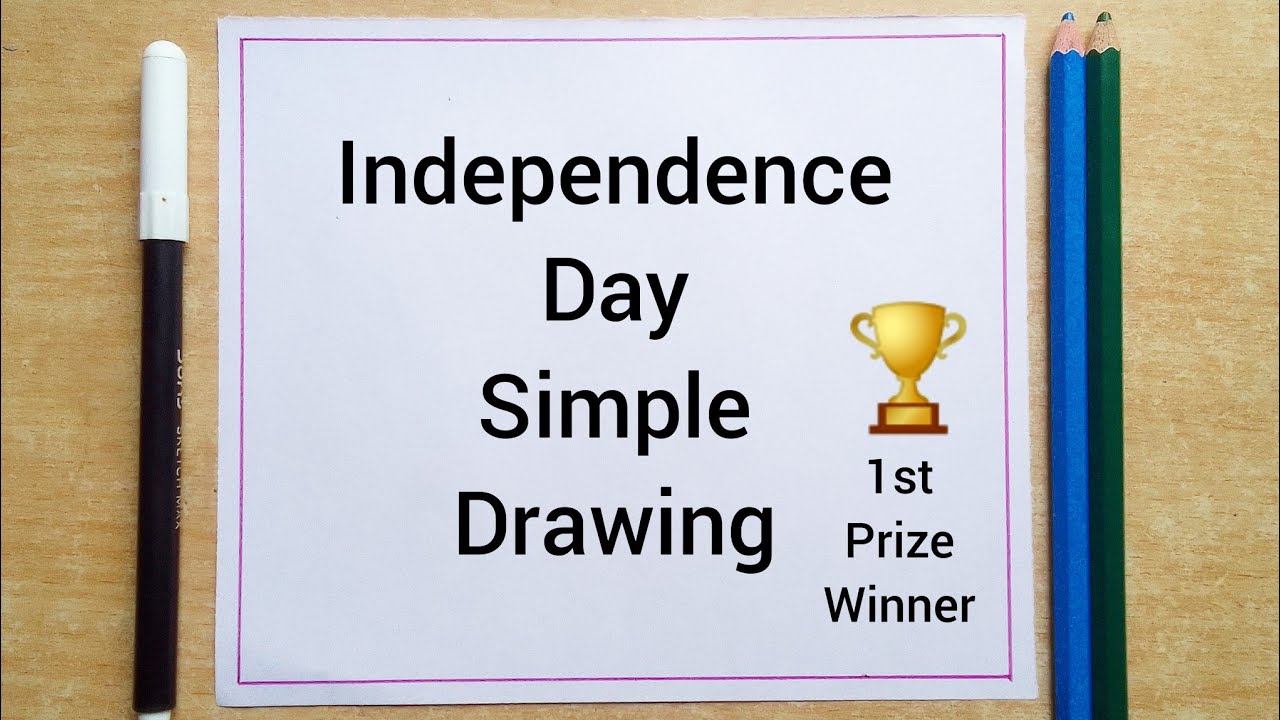 Independence Day Drawing || How to Draw Independence Day Drawing ...