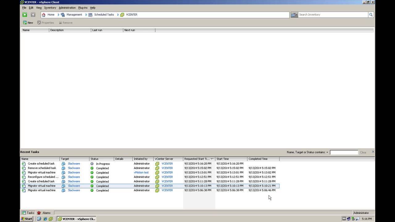 Quick demo of using VMWare's vMotion. - YouTube