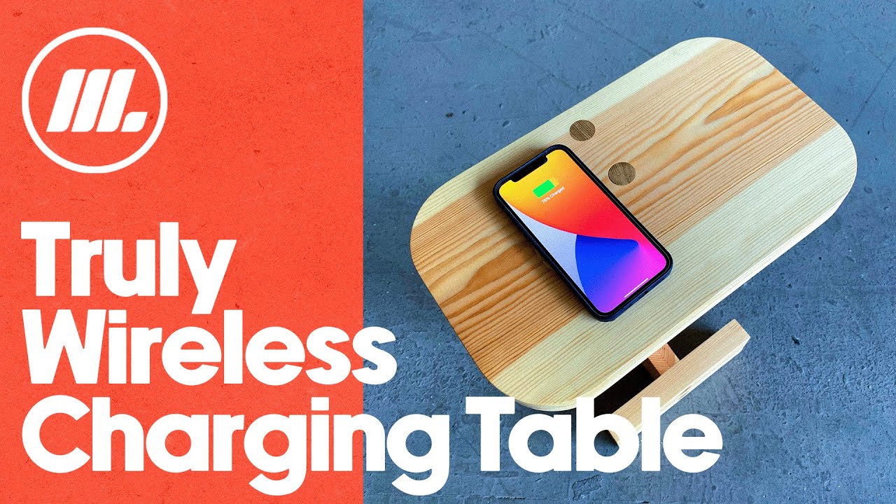 A truly wireless charging table - MY DIY PROJECT - YouTube