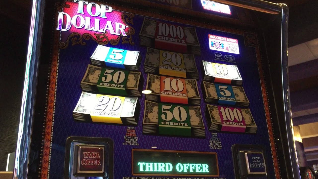 IGT Top Dollar Slot: Top Dollar Bonus - YouTube