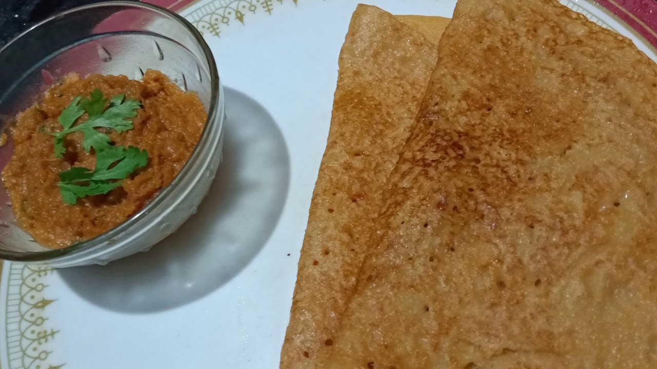 Short glimpse of Healthy and tasty carrot dosa or orange color Dosa ...